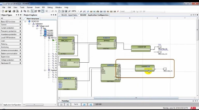 Signal Matrix tool [PCM600] – Protection Relay